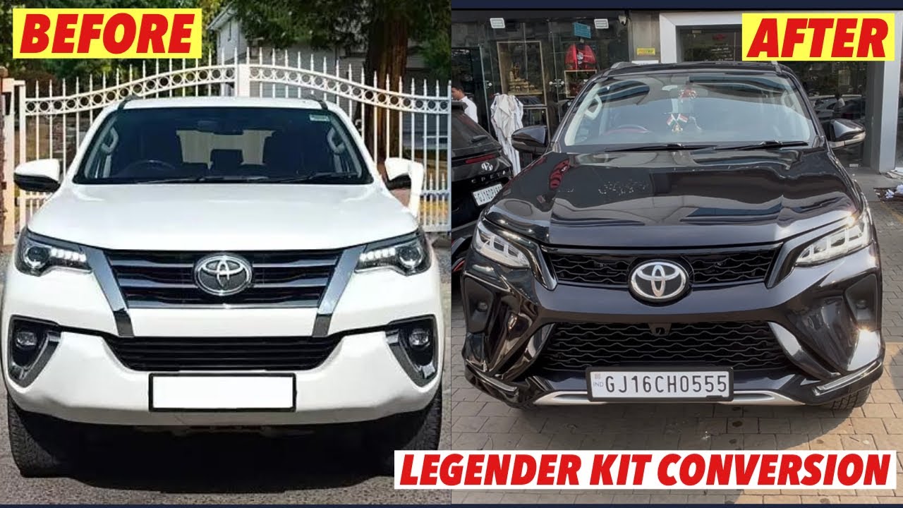 Old FORTUNER Converted into The Amazing FORTUNER LEGENDER - YouTube