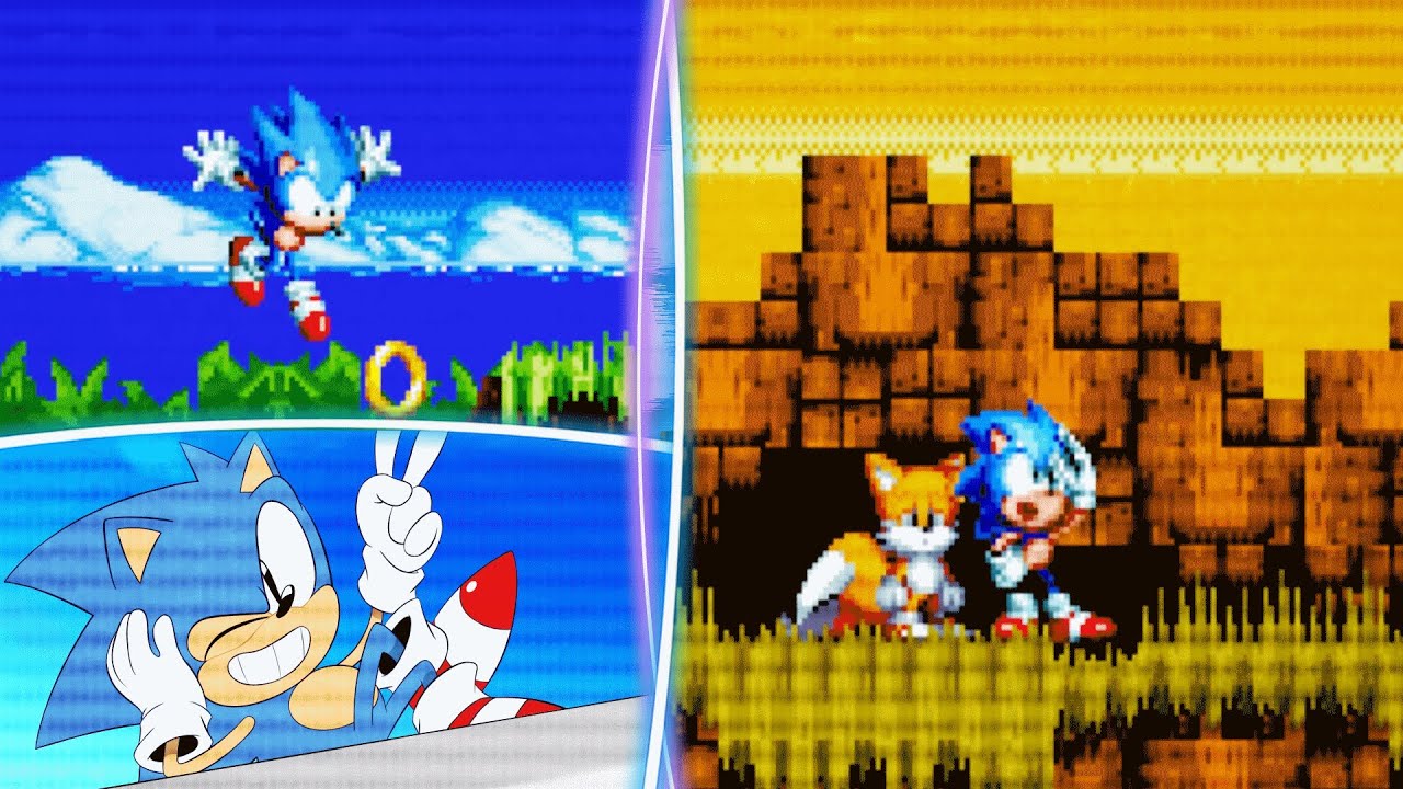 Hesse Sonic and Angel Island Zone - Sonic Mania Plus Mod Showcase - YouTube