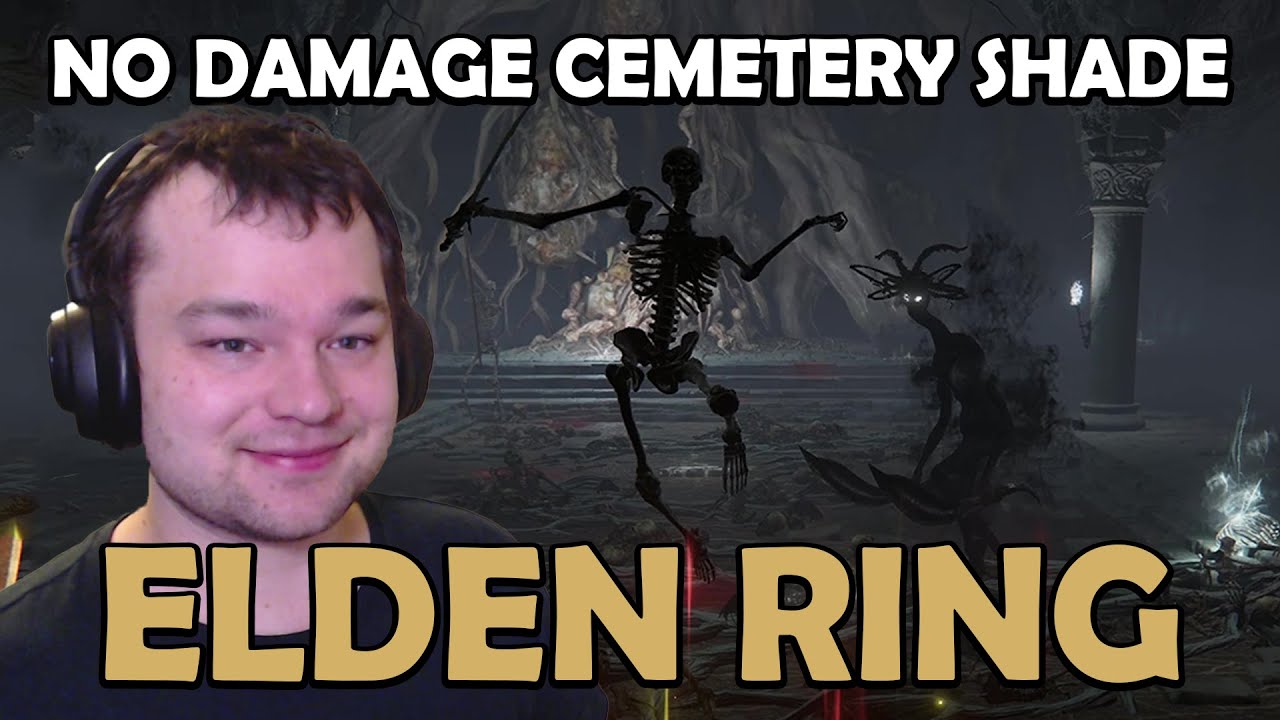 Cemetery Shade and Skeletons No Damage Boss Fight in Elden Ring no hit ...