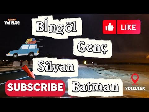 Bingöl Genç Diyarbakır Silvan Yolu | 4K Ultra HD Sürüş