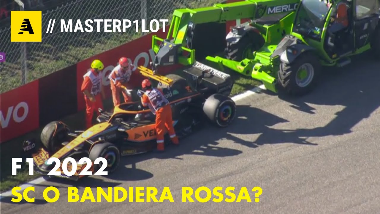 BANDIERA ROSSA vs SAFETY CAR a Monza F1 2022? Non scherziamo. Il ...