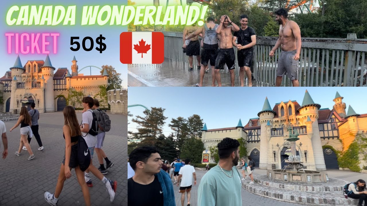 Canada wonderland 🇨🇦 || water rides || “roller coaster “ 😱 - YouTube
