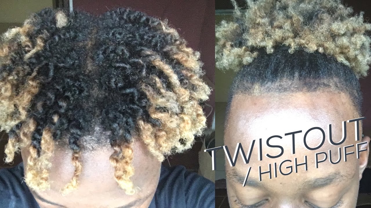 4C NATURAL HAIR TWISTOUT & HIGH PUFF | TUTORIAL - YouTube
