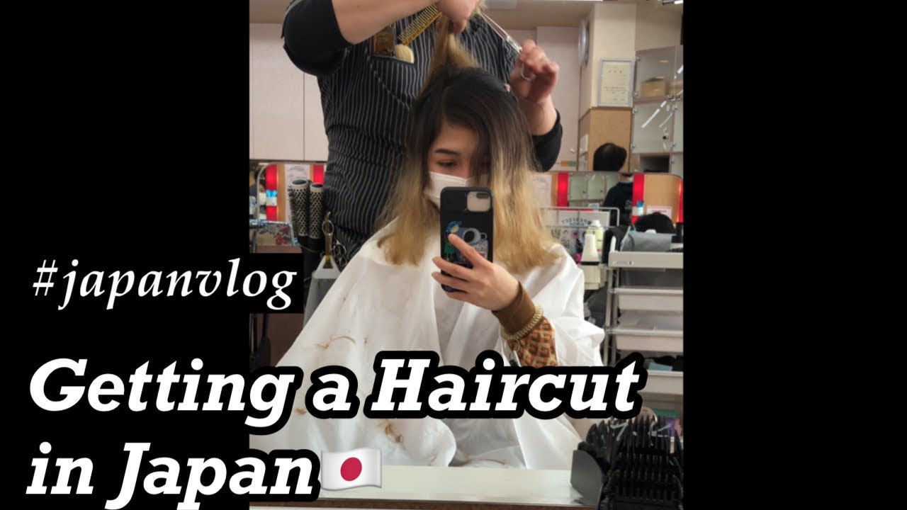 Getting a Haircut in a Japanese Hair Salon - YouTube