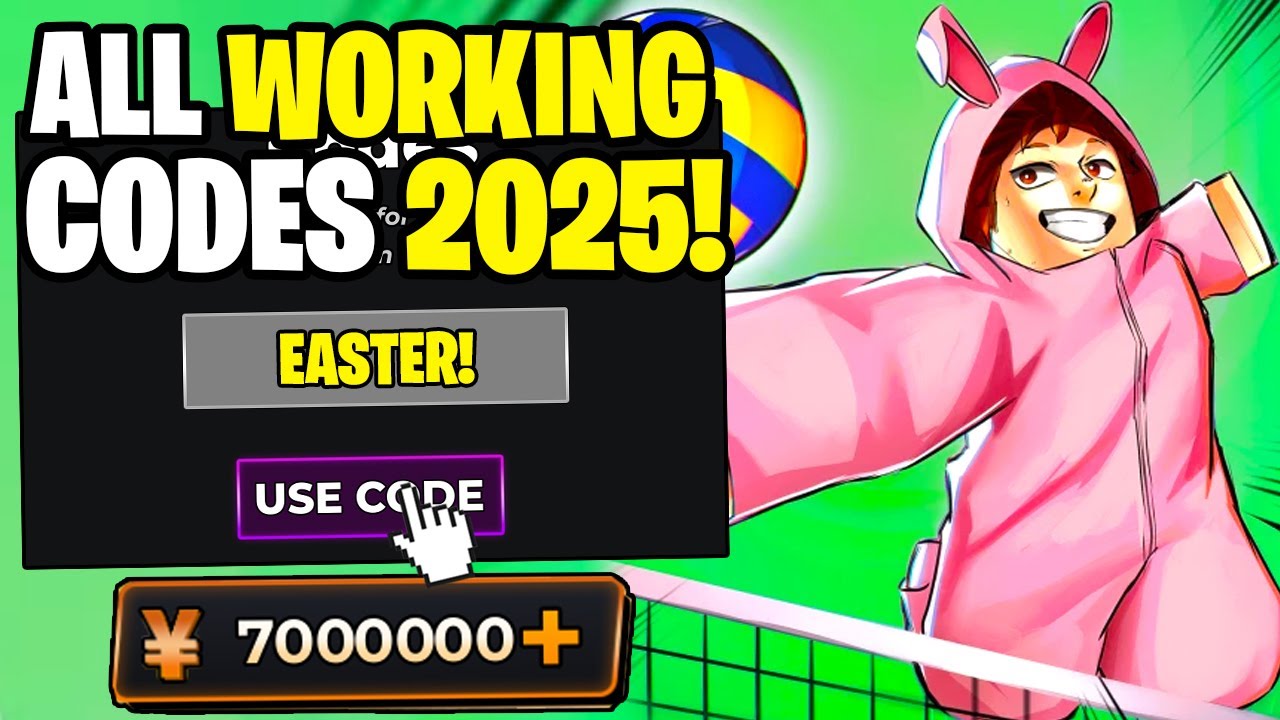 *NEW* ALL WORKING CODES FOR VOLLEYBALL LEGENDS IN 2025! ROBLOX ...