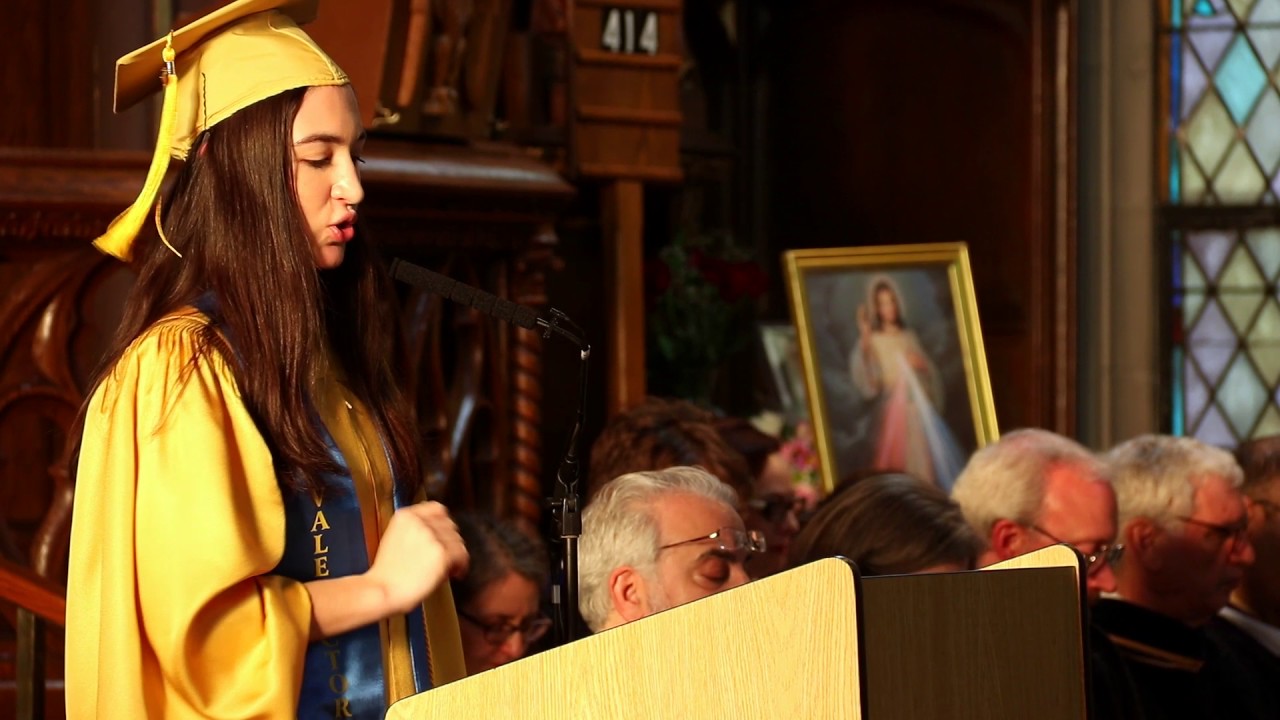 Catherine Rex, Valedictorian - Latin Oration - YouTube
