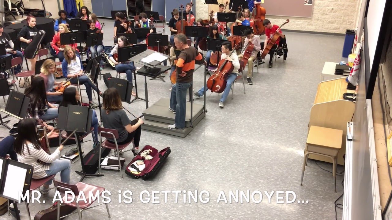 April 1st in Orchestra Class - YouTube