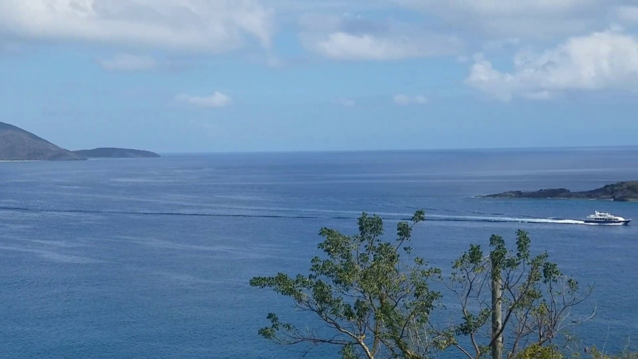 Beautiful Yacht Cruising by in the Caribbean - YouTube