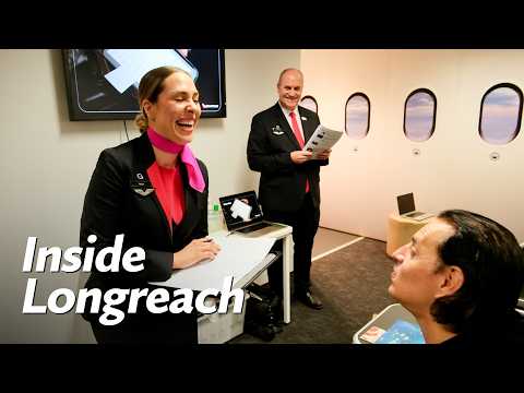 How Qantas train their cabin crew