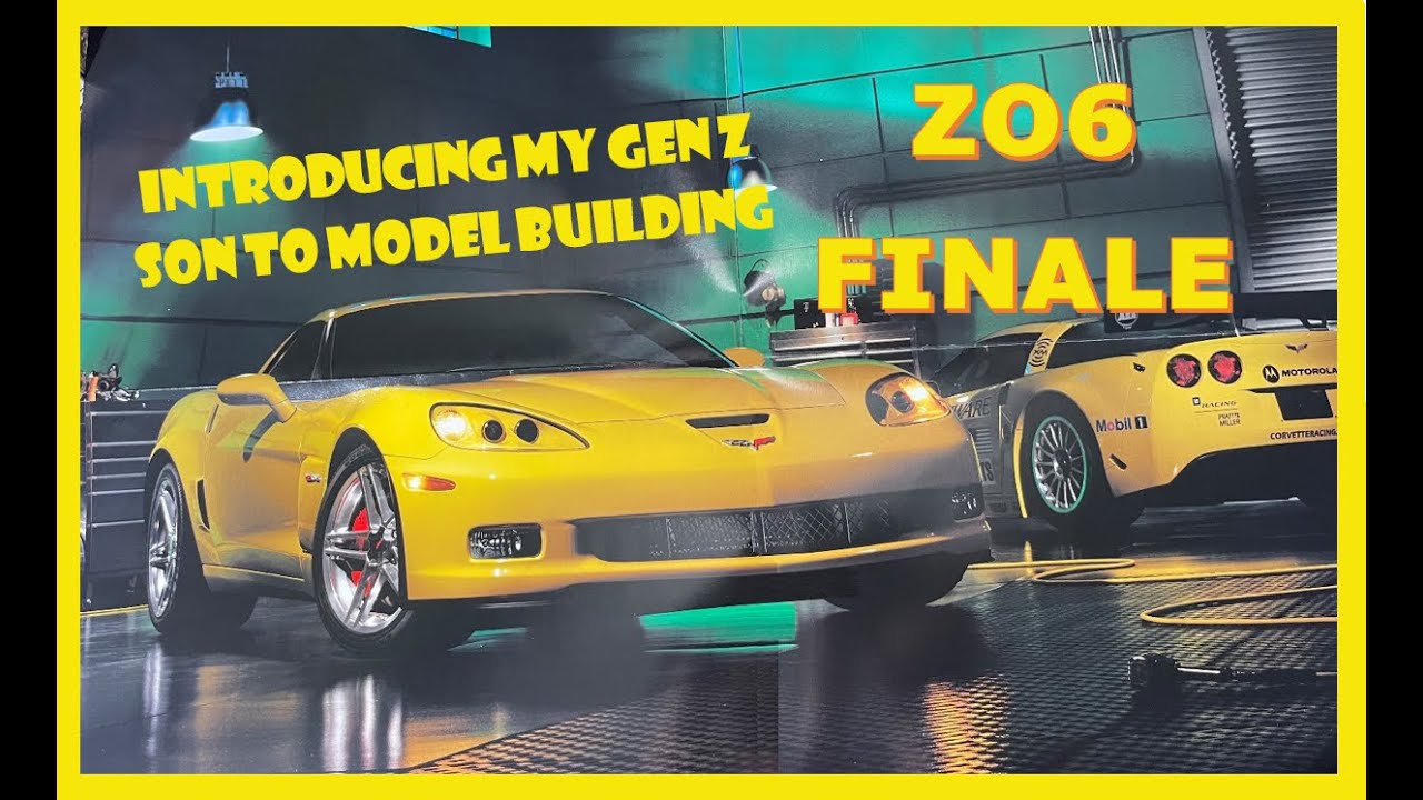 Model Car Building Gen Z Style CORVETTE ZO6 FINALE - YouTube