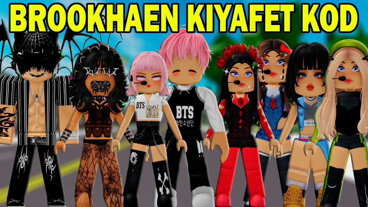 Brookhaven Kıyafet Kodları - Blackpink, Slender ve BTS Kod(Roblox ...
