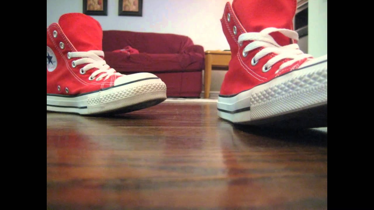 117. Buy a pair of Bright red Converse!! - YouTube