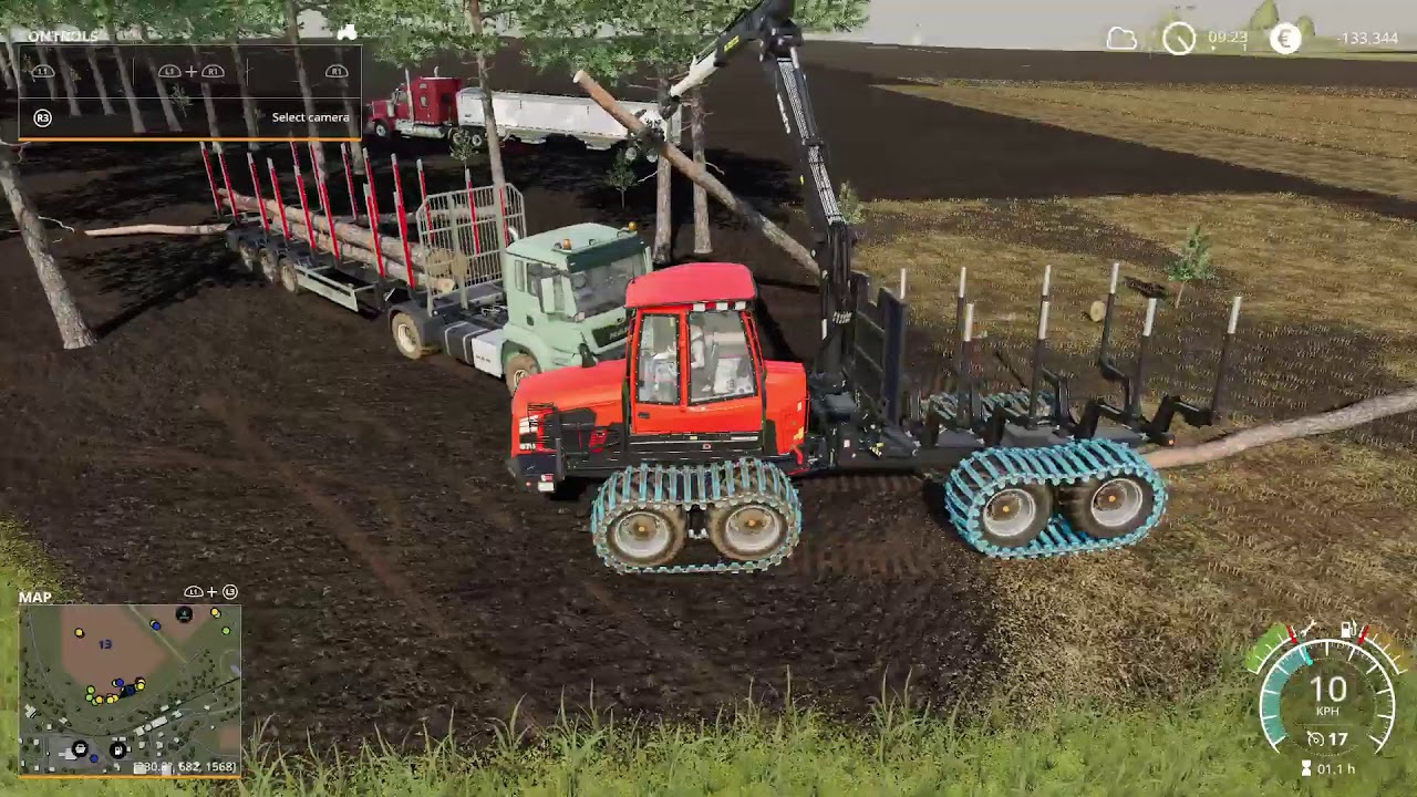 Farming simulation 19 on ps4 pro - YouTube