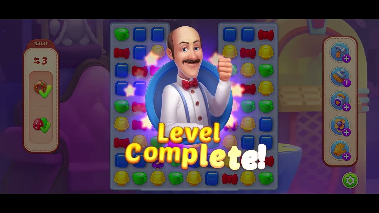 Homescapes 15030-15032 levels - YouTube