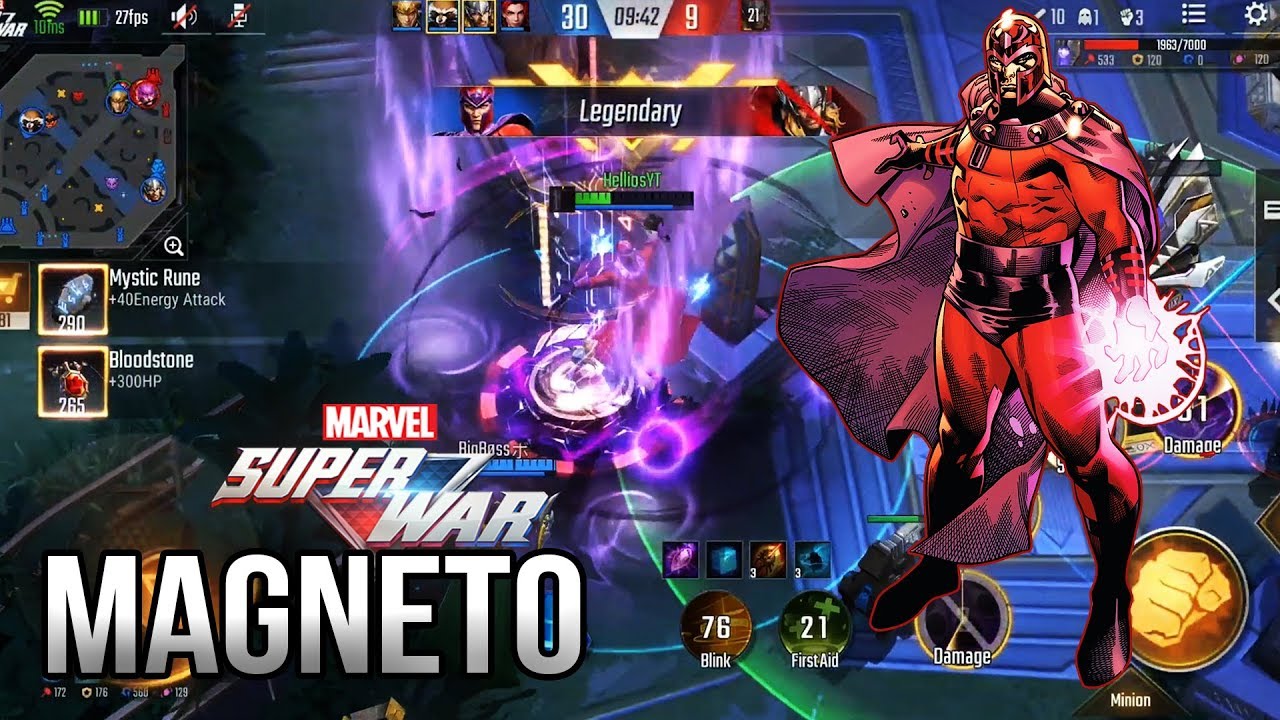 Magneto | MAGE Gameplay | MARVEL Super War - YouTube