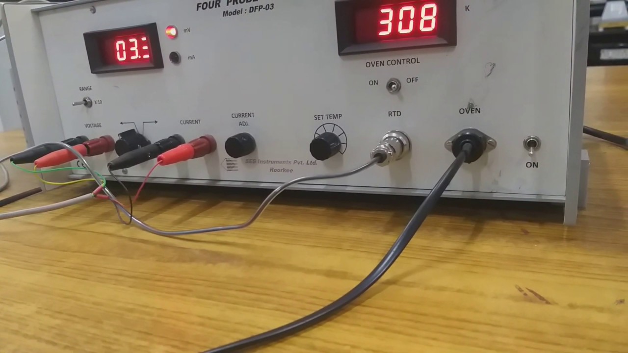 FOUR PROBE Experiment | LPU PHY119 | PMS link in Description - YouTube
