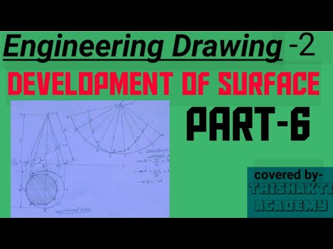 Development of Surface (Cone) Part -6 ( Engineering Drawing) - YouTube