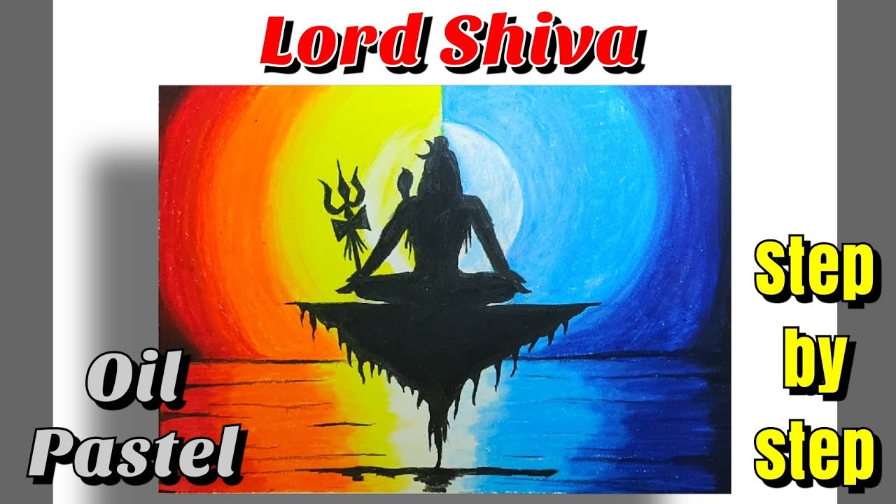 How to draw and Colour Shiva step by step for Beginners - YouTube