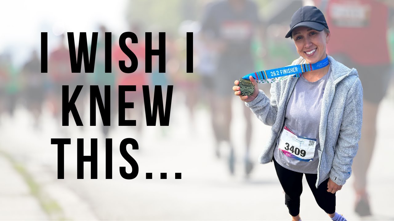 5 Must-Know Tips for Your First Marathon - YouTube