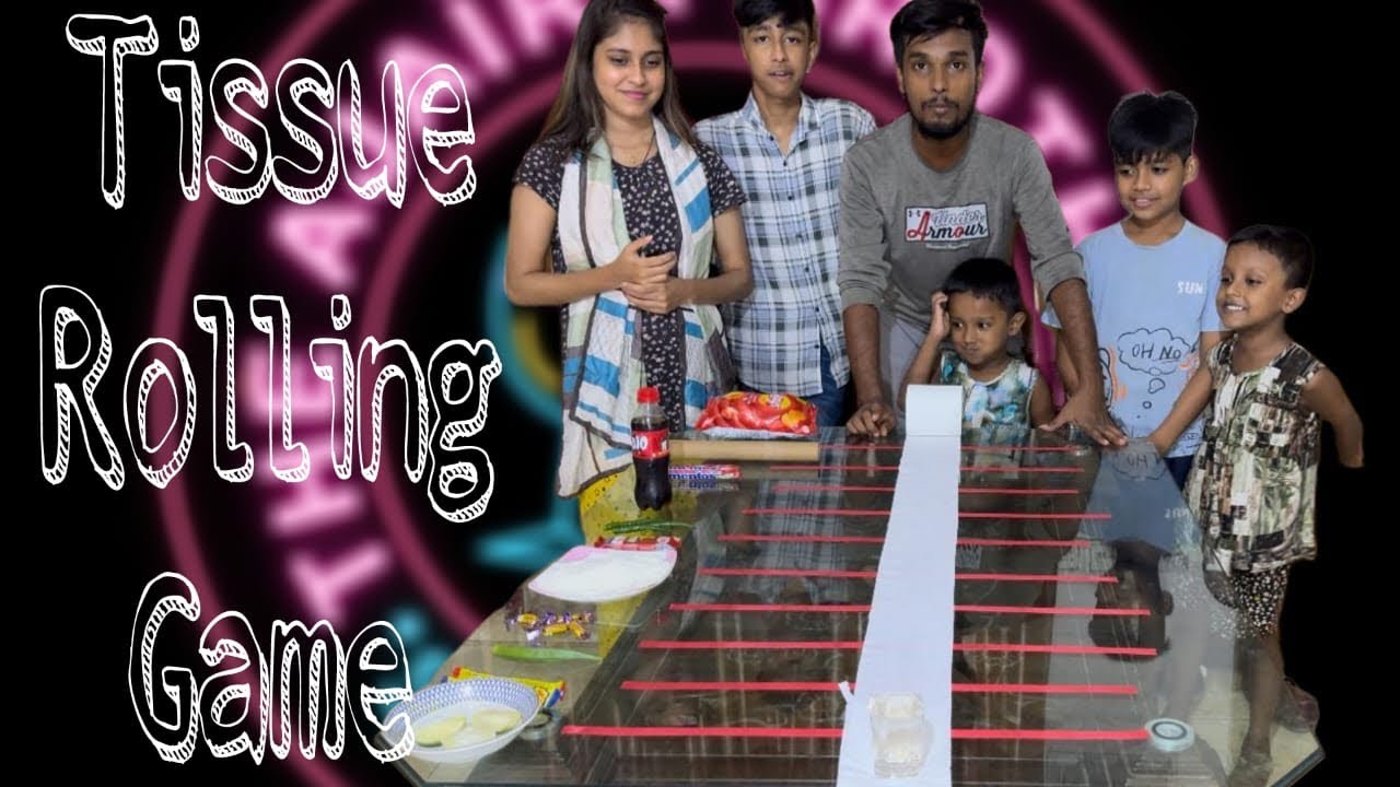 Tissue Rolling Game || The Ajaira Brothers || - YouTube