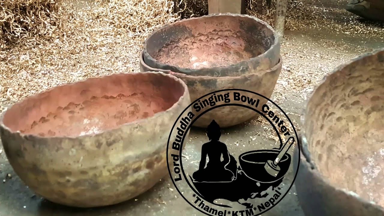 Hand Made Singing Bowls making process - YouTube