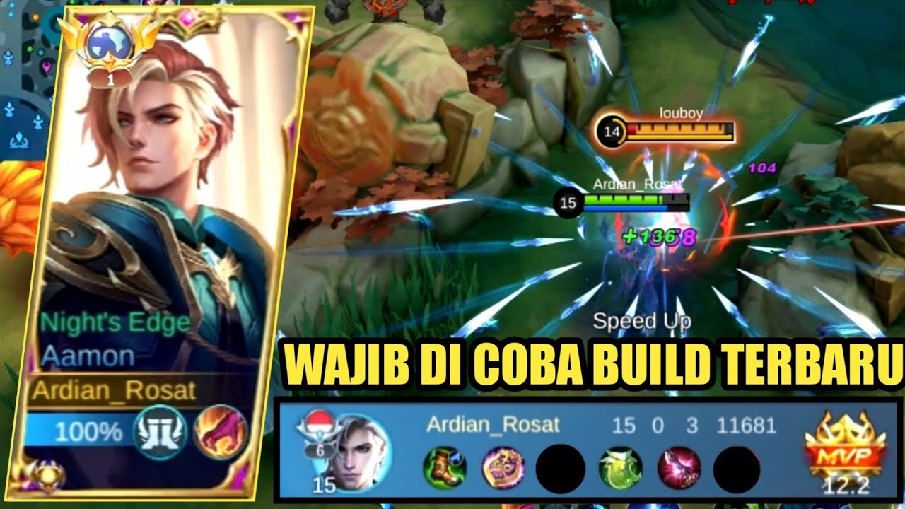 RAHASIA BUILD AAMON SEMI TANK & DAMAGE SAMPAI MUSUH ENGGAK BISA NGEKILL ...