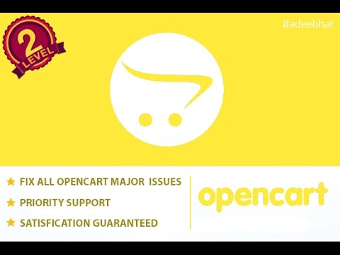 fix all opencart issues - YouTube