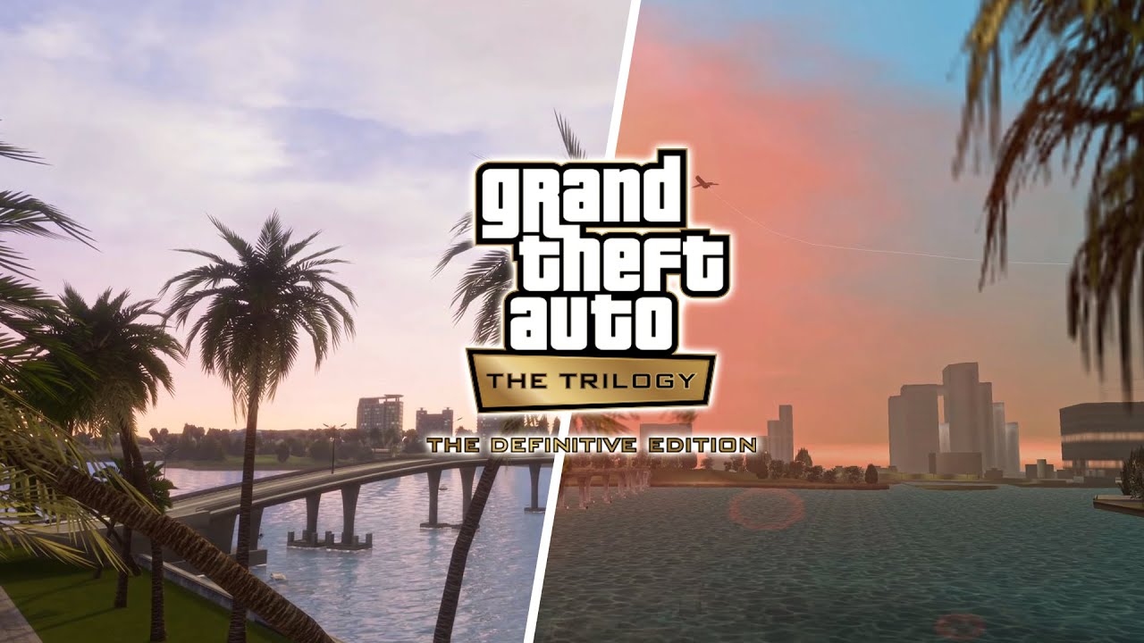 GTA TRILOGY ORIGINAL VS DEFINITIVE EDITION 2021 COMPARISION || GAMES ...