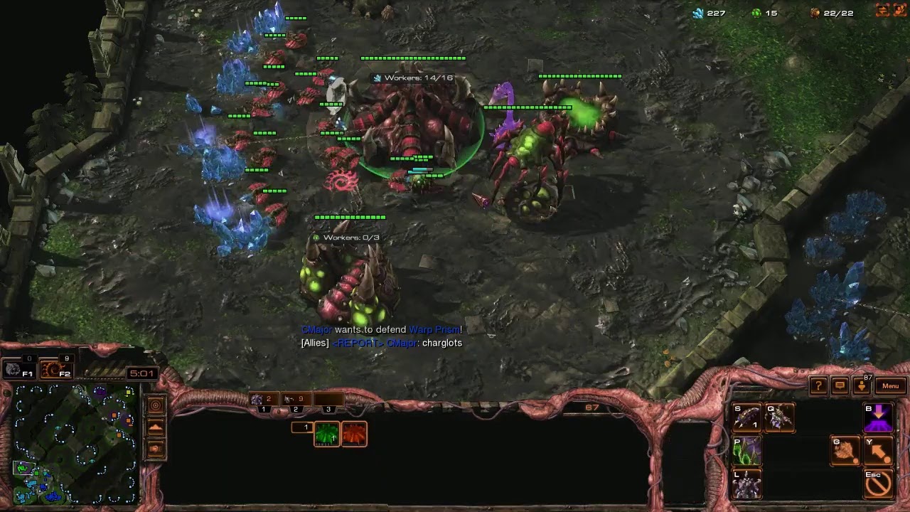 MASTER ZERG SC2 NIGHTGAMER - YouTube