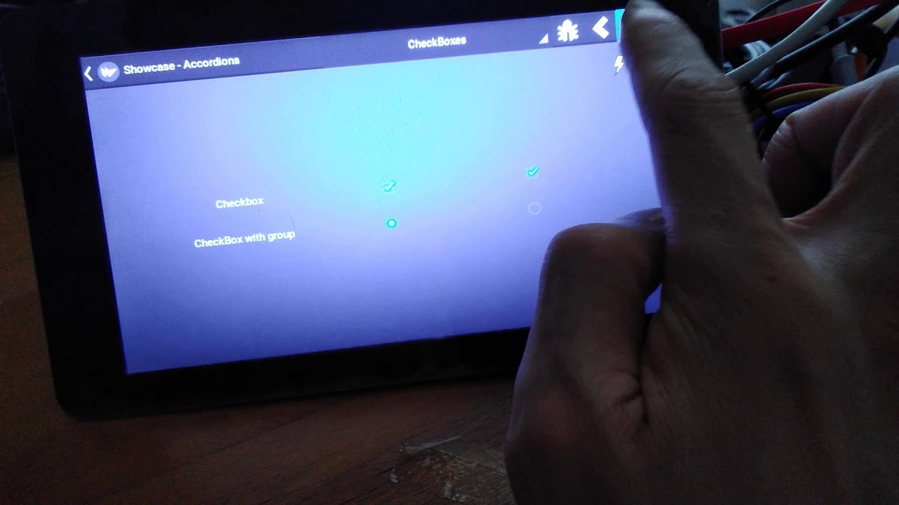 RaspberryPi Touch Screen demo 2 - YouTube