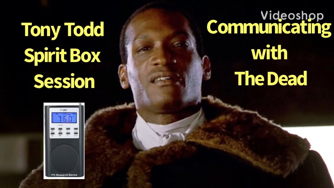 Tony Todd (Candyman) Celebrity Spirit Box Session Interview Ghost Box ...