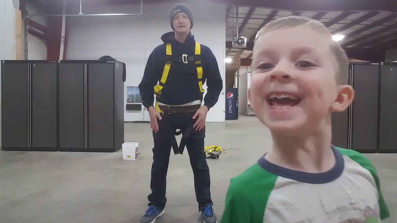 Fall Protection - How to put on a harness - YouTube