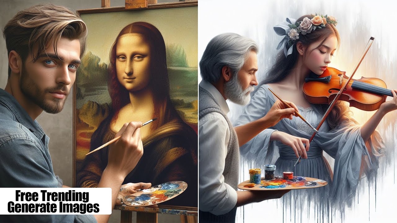 How To Generate "Mona Lisa" Painting Images | A.I Free For Generate ...
