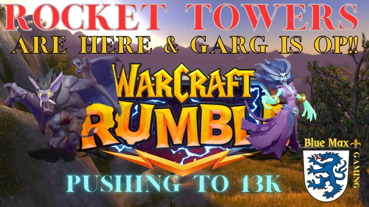 Warcraft Rumble: PVP at 12,500 MMR with Rocket Towers! - YouTube