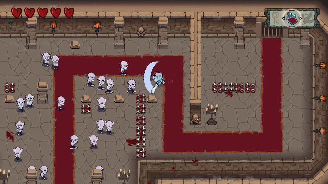 TGA18 - Game project #4 - Knight Trap Trailer - YouTube