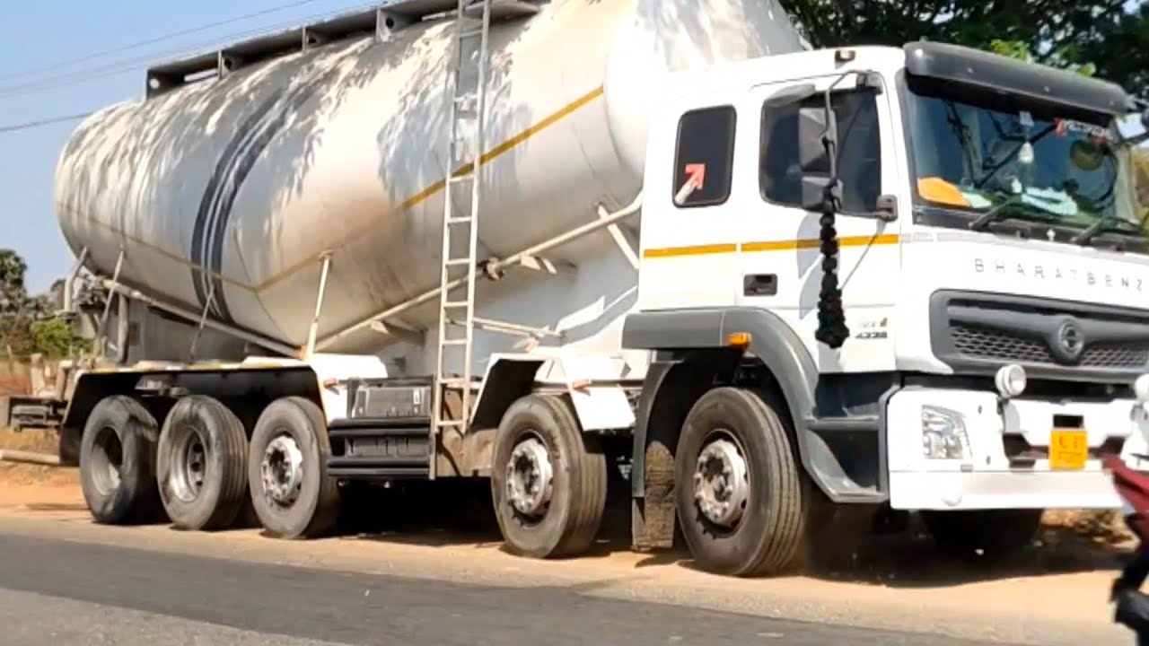 14 wheeler | 22 Wheeler cement bulker #barathbenz #ashokleyland # ...