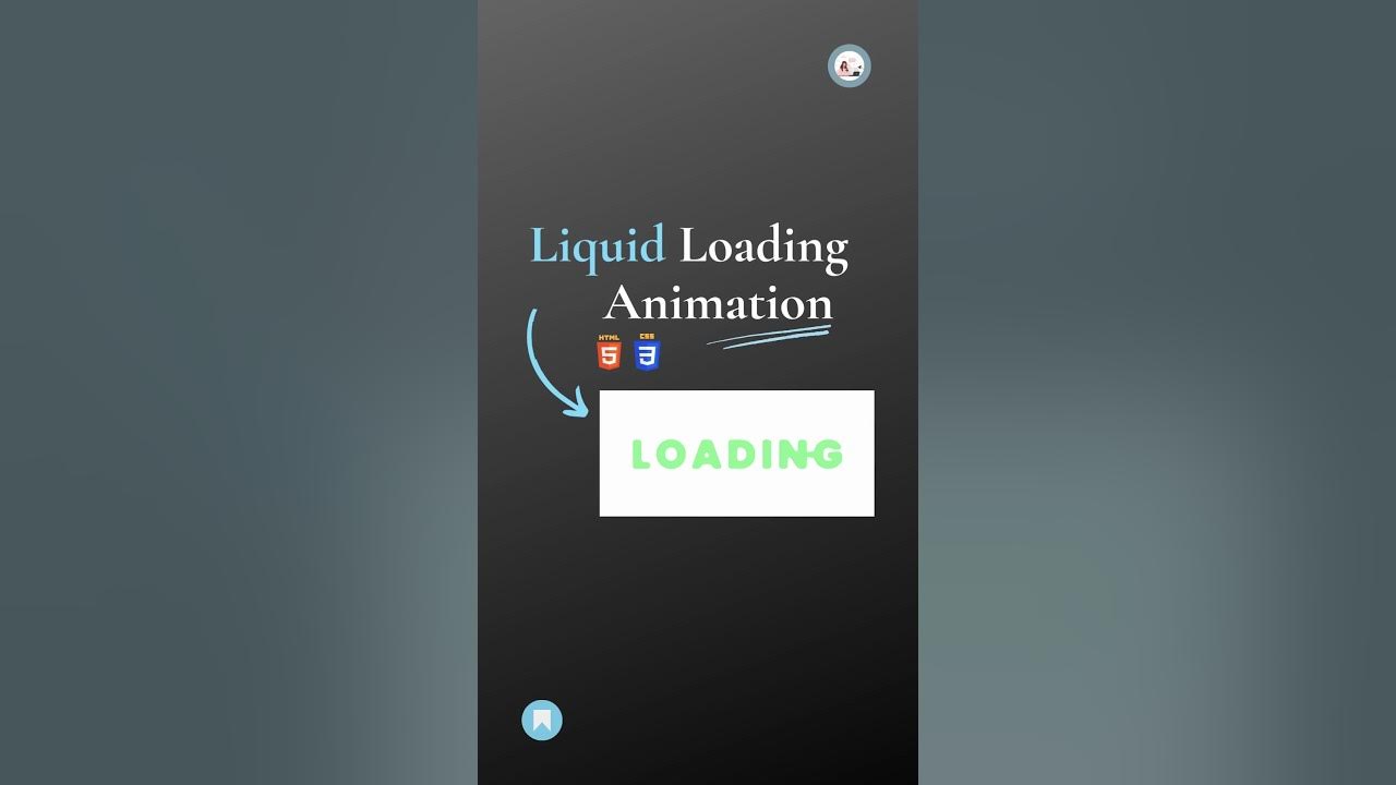 Liquid Loading Animation 🎯| #html #csd #shorts #youtubeshorts #viral - YouTube
