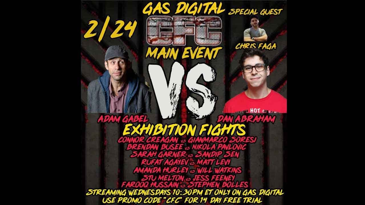 Comedy Fight Club "The Breakdown" #001 Dan Abraham vs Adam Gable - YouTube