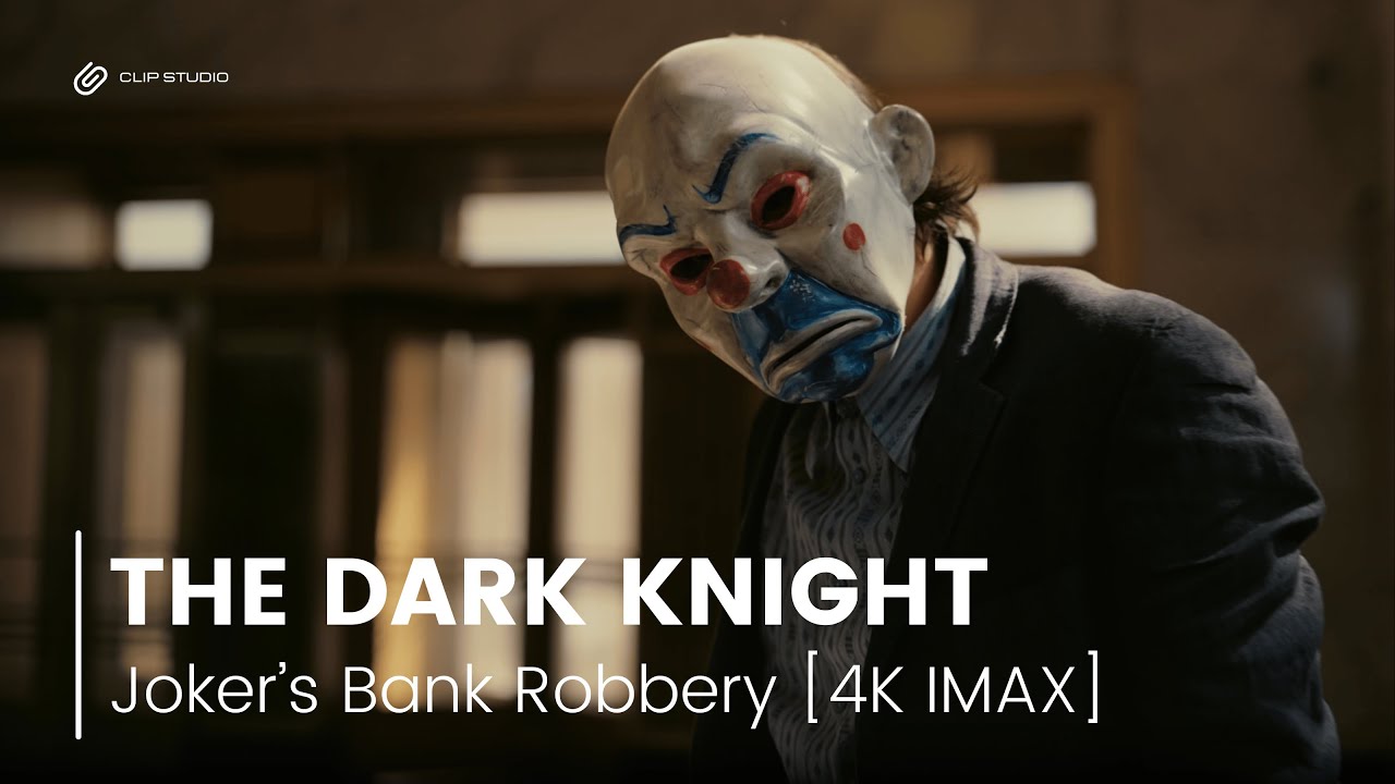 The Joker's Bank Robbery | The Dark Knight [4K IMAX] - YouTube