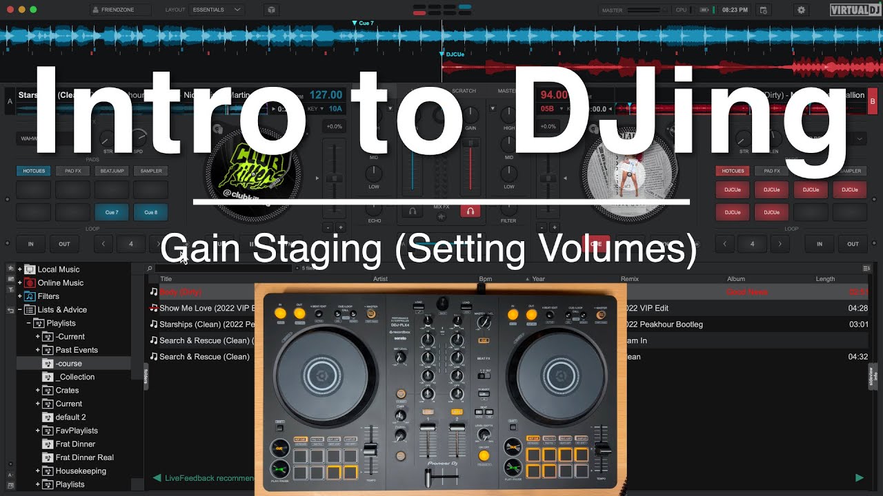 Intro to DJing - Gain Staging (Setting Volume Levels) - YouTube