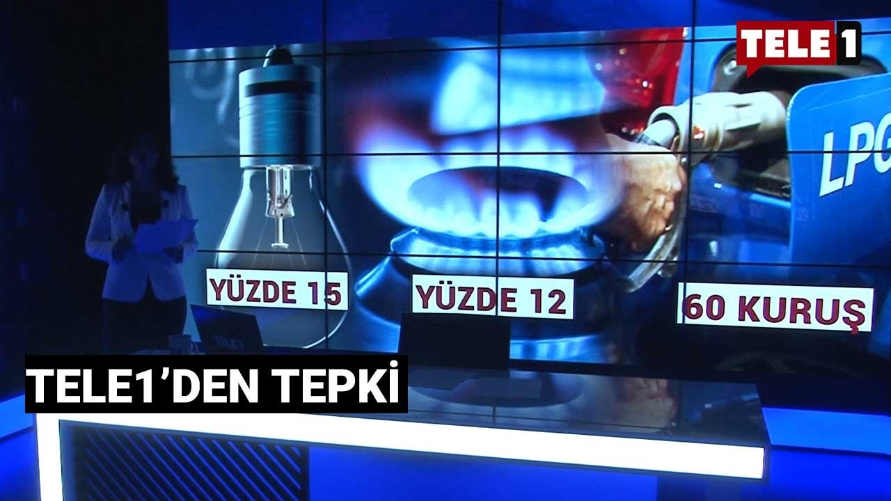 Alıcılarınızla oynamayın: TELE 1 Ana Haber'de elektrik zammı protestosu ...