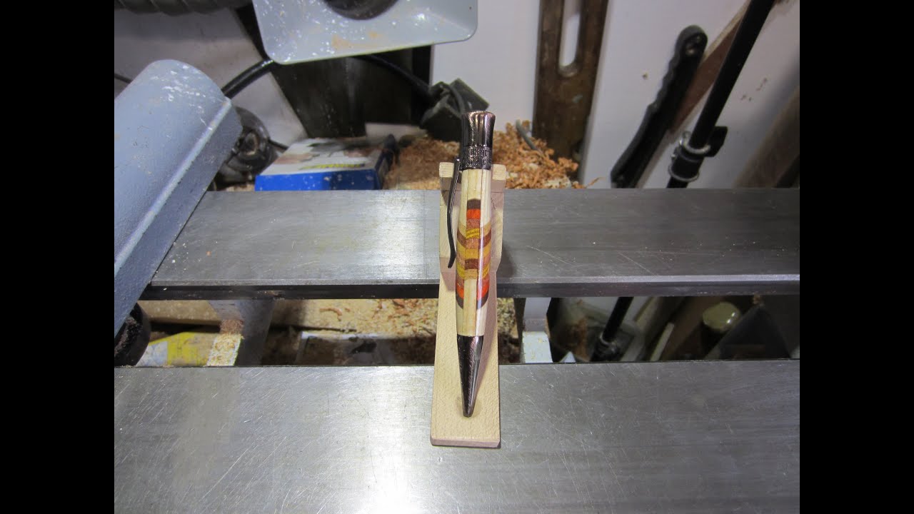 Segmented Offset Pen from 9 different woods, I made as a thank you ...