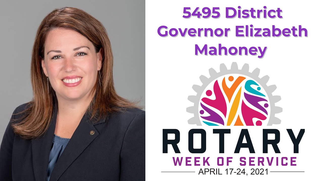 Elizabeth Mahoney District 5495 Governor Week of Service - YouTube