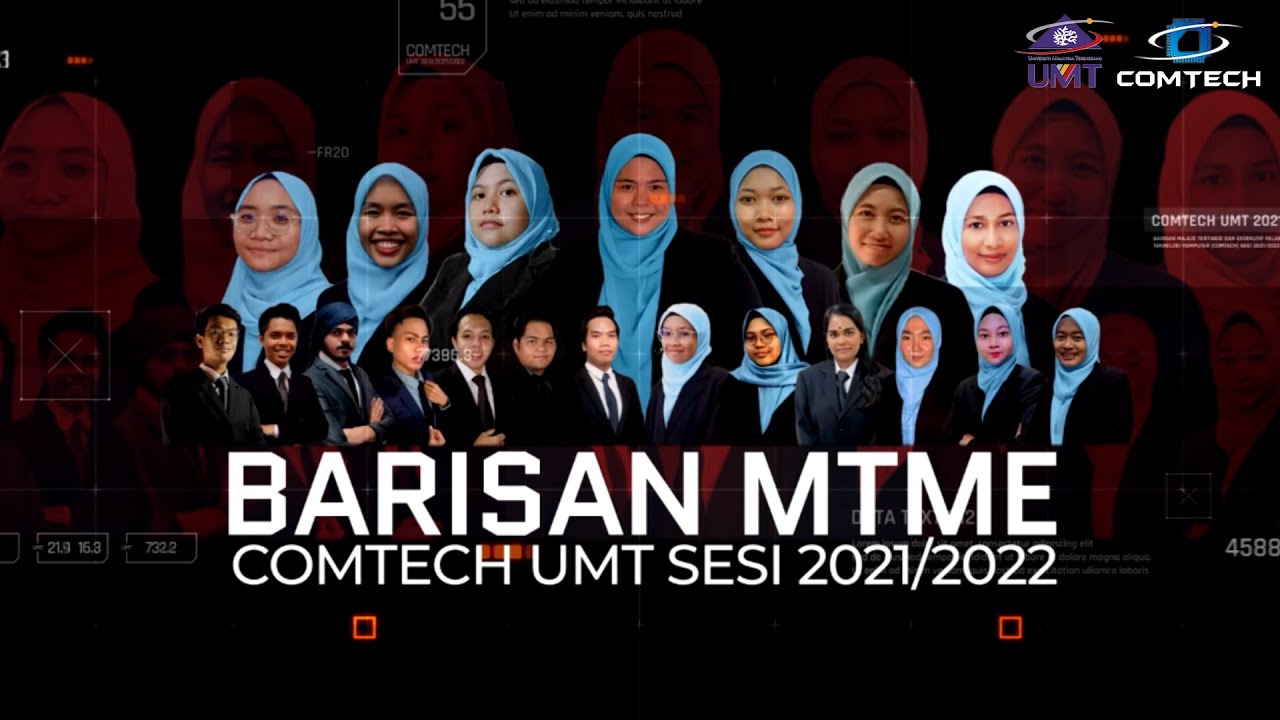 Montaj Pengenalan Majlis Tertinggi dan Eksekutif Comtech UMT sesi 2021/2022 - YouTube