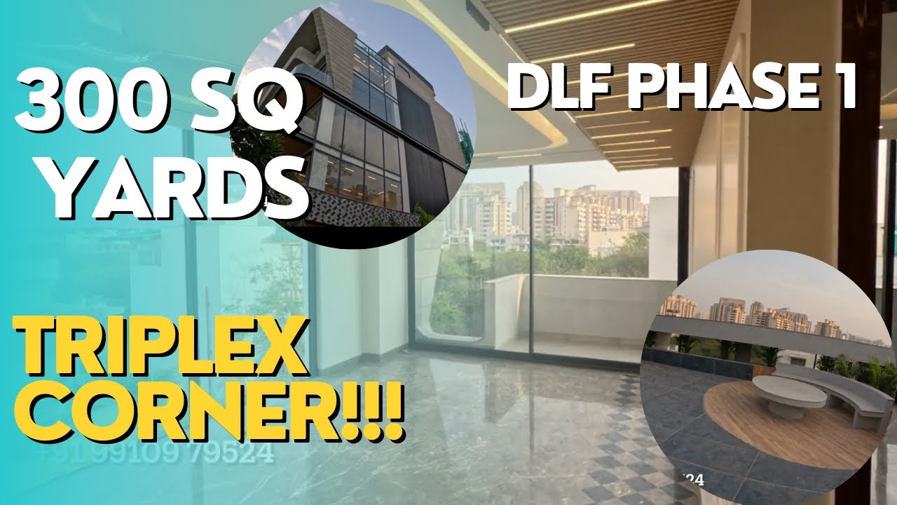 300 SQ YARDS BUILDER FLOOR IN DLF PHASE 1 CORNER PLOT QUITE LOCATION,(TRIPLEX ALSO AVAILABLE ...