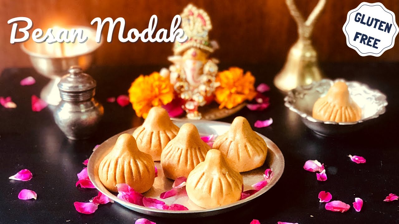 3 Ingredient Modak Recipe WITHOUT MOULD | ३ इंग्रेडिएंट से बिना साँचे ...