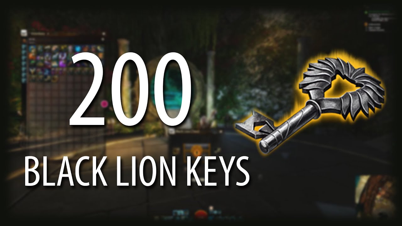 200 Black Lion Keys - YouTube