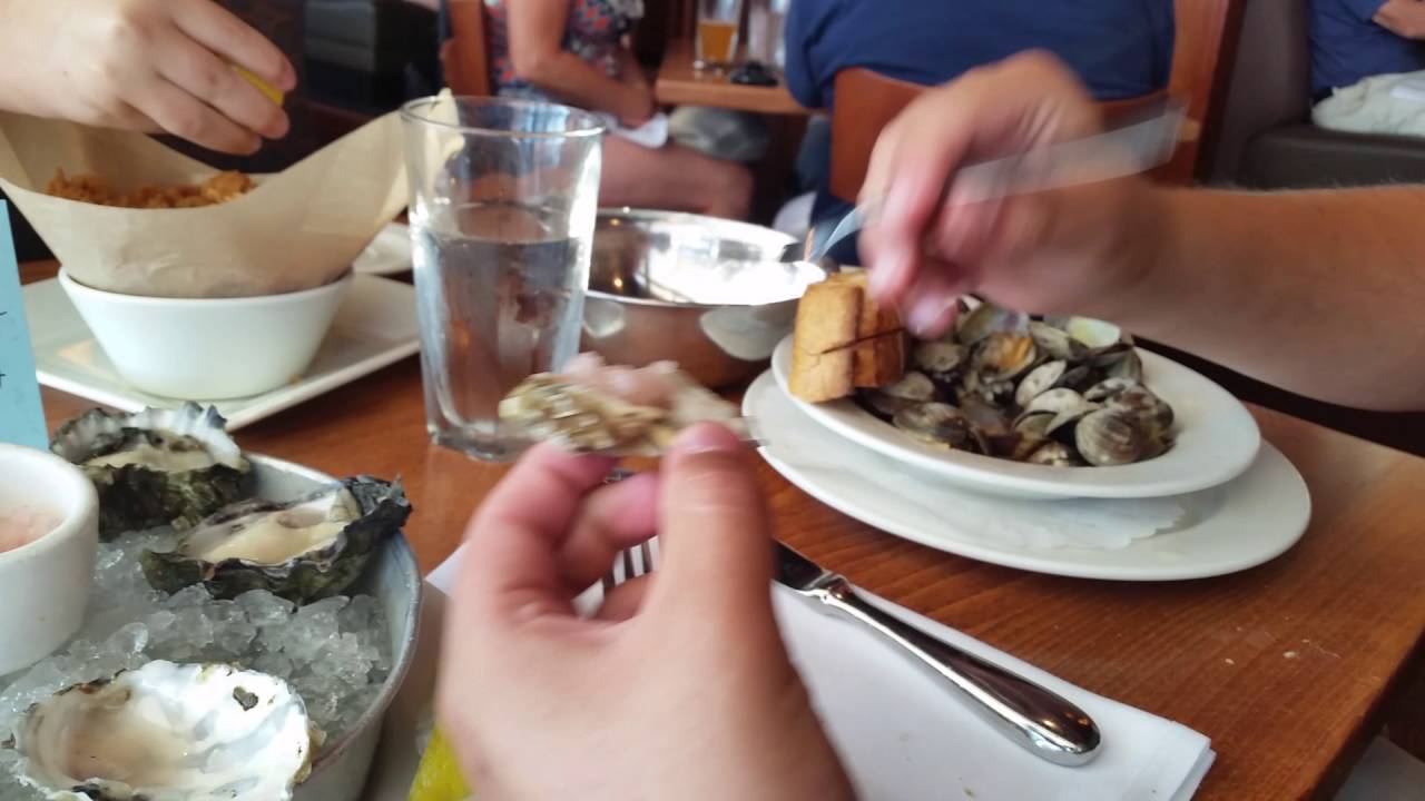 TASTE TESTING CLAMS AND OYSTERS - YouTube