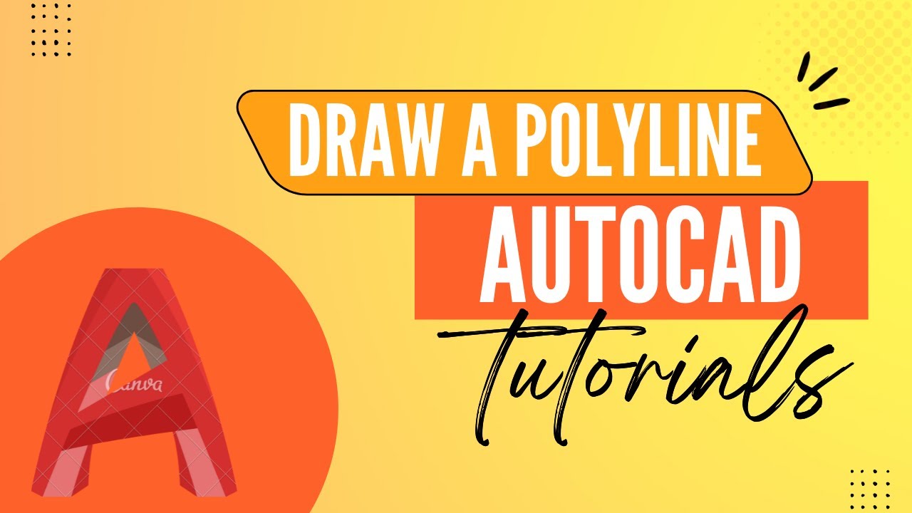 How to draw a Polyline in Autocad - YouTube