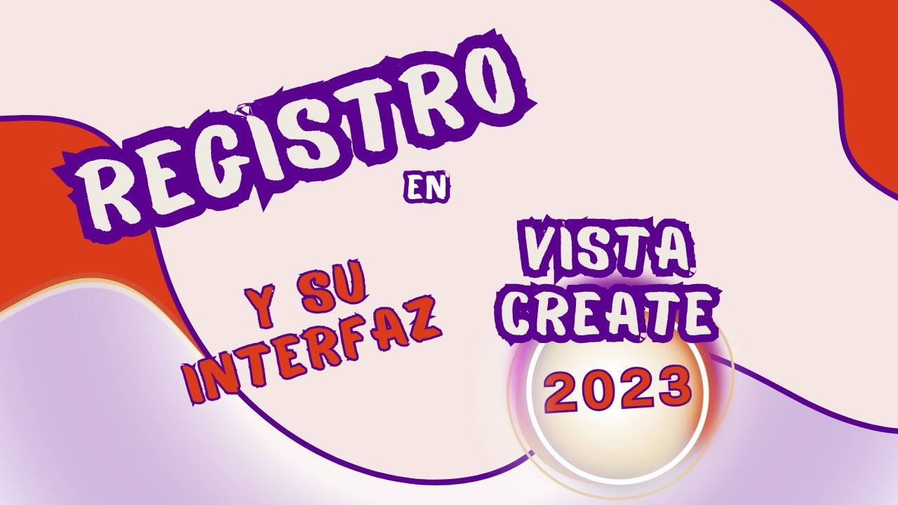 Cómo registrarse Gratis en Vista Create y su interfaz!!! - YouTube
